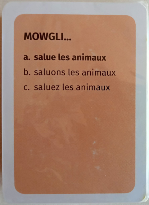 Jeu de fables gra językowa > ELI